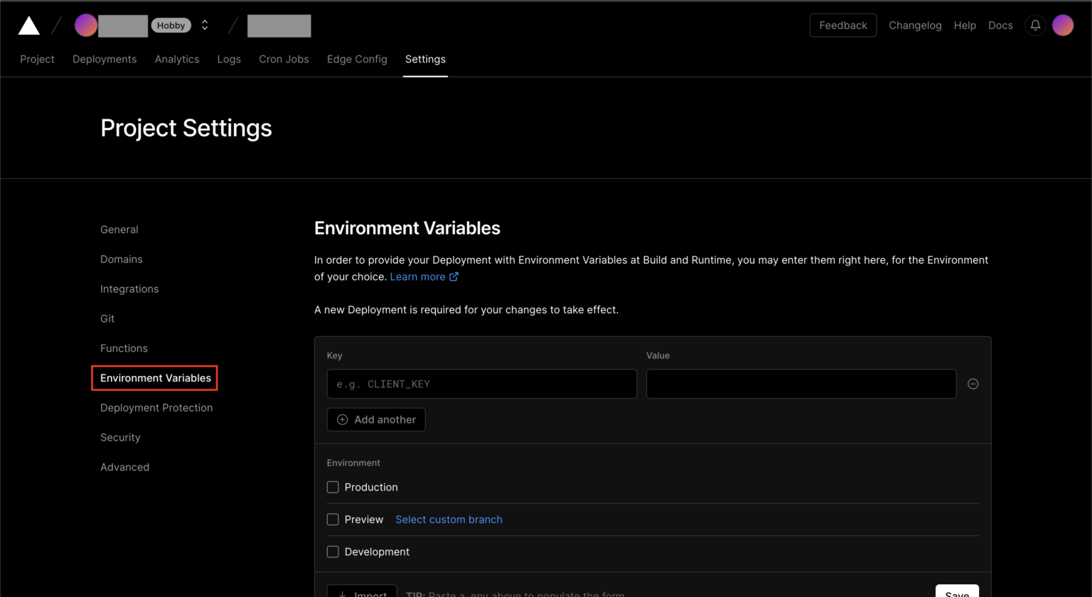 Vercelで設定した環境変数をNext.jsで受け取る方法 - NEXTGATE LiSMOtech株式会社