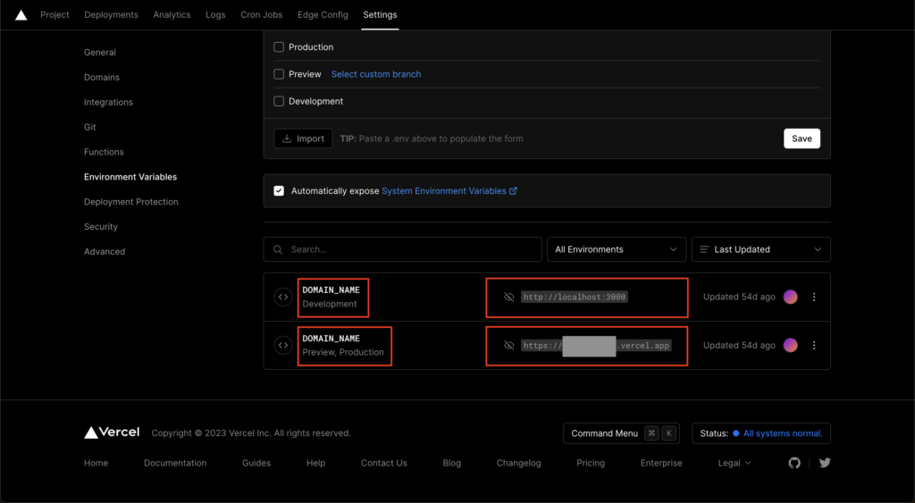 Vercelで設定した環境変数をNext.jsで受け取る方法 - NEXTGATE LiSMOtech株式会社